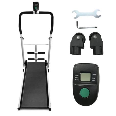 HEk Tapis de Course Pliable Tapis de Marche Manuel avec écran LED Courir Mini Fitness pour la
