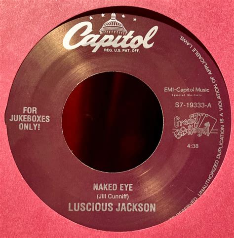 Luscious Jackson Naked Eye Don T Look Back Vinyl 7 Jukebox