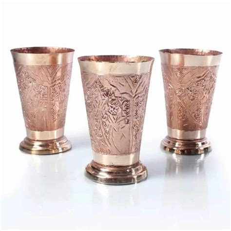 Copper Glass Set At ₹ 180piece Copper Tumbler In Ahmedabad Id