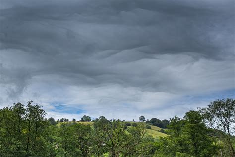 Asperitas Clouds Or Undulatus Asperatus Clouds In The Sky