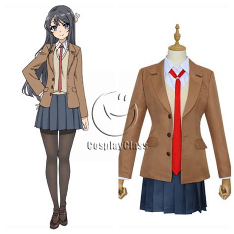 Rascal Does Not Dream Of Bunny Girl Senpai Azusagawa Sakuta Cosplay Costume Cosplayclass