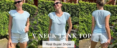 Zeagoo 2024 Women S Tank Top V Neck Eyelet T Shirts Cap Sleeve Tops