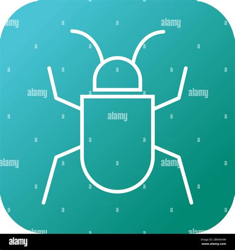 Beautiful Bug Vector Line Icon Stock Vector Image And Art Alamy