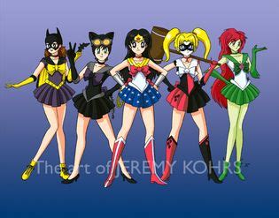 Dc Superheros X Sailor Moon Luscious Hentai Manga Porn