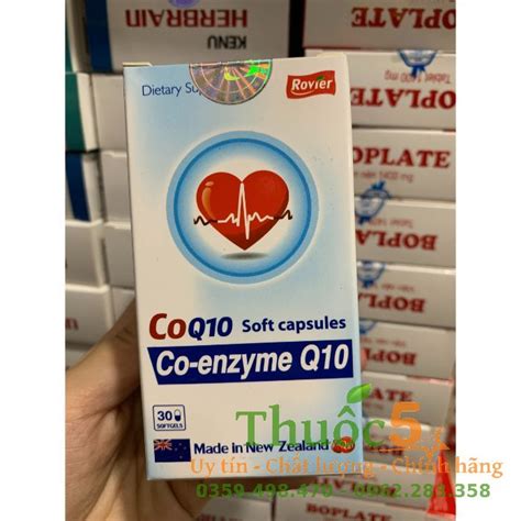 Coq10 Co Enzyme Q10 Hỗ Trợ Sức Khỏe Hệ Tim Mạch Hộp 30 Viên
