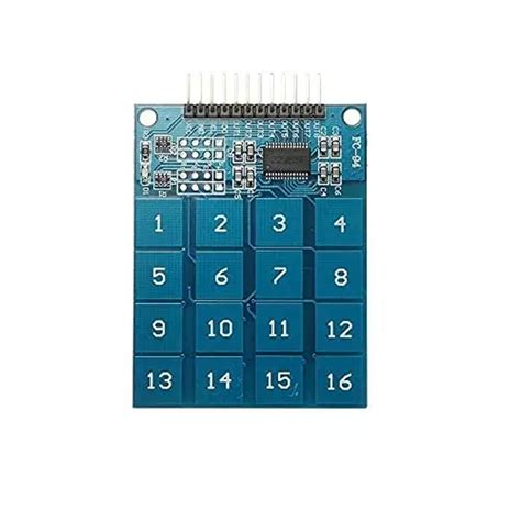 ttp229 16 way capacitive touch switch digital keypad module roboticsdna