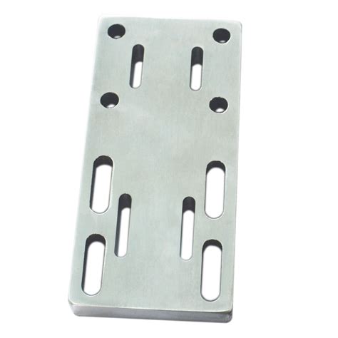 CNC Milling Customized Machining Slotted Mounting Bracket Xiangnai Hardware Custom Metal