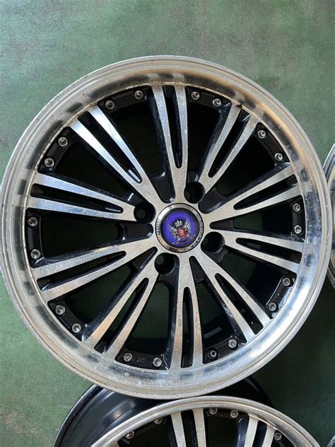 Yahooオークション 中古 アルミホイール 4本セット 16インチ 4穴 社