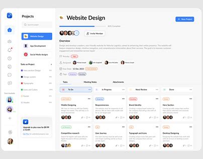 Task Management Dashboard Projects Photos Videos Logos