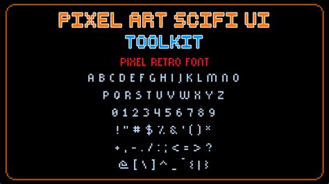 Pixel Art Sci Fi Ui By Barely Games