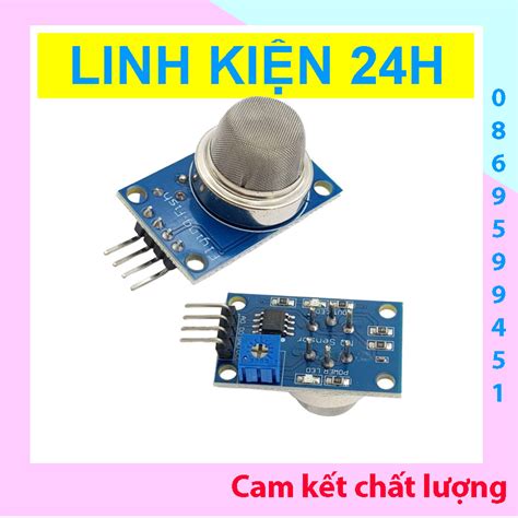 Cảm Biến Khí Gas Lpgcoch4 Mq 2 Linh Kiện Điện Tử 24h Arduino