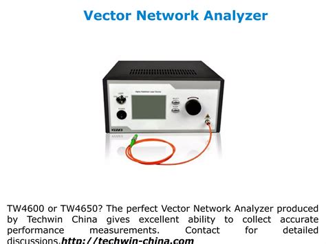 Vector Network Analyzer PPT