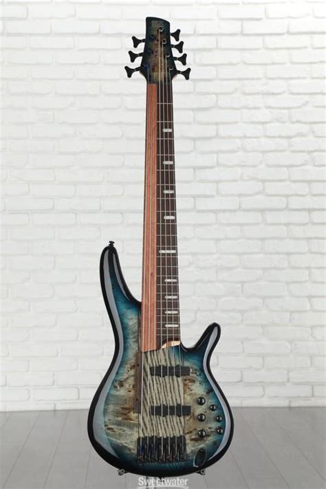 Ibanez Bass Workshop Sras7 Ashula 7 String Bass Guitar Cosmic Blue
