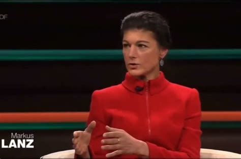 ZDF Markus Lanz Sahra Wagenknecht Zu Gast