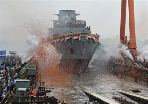 Ins Vindhyagiri President Murmu Launches Newest Warship For Indian Navy