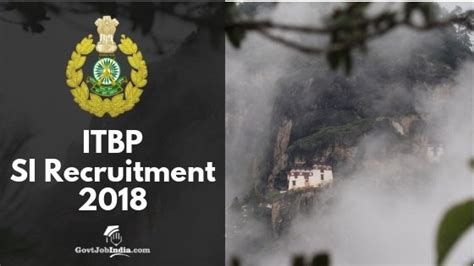 ITBP SI Telecom Recruitment 2018 Apply Online 390 ITBP SI Constable