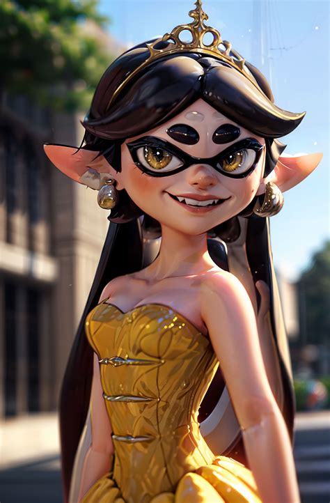 Ai Art Callie As Belle Splatoon X Disney By The Sanctuaire On