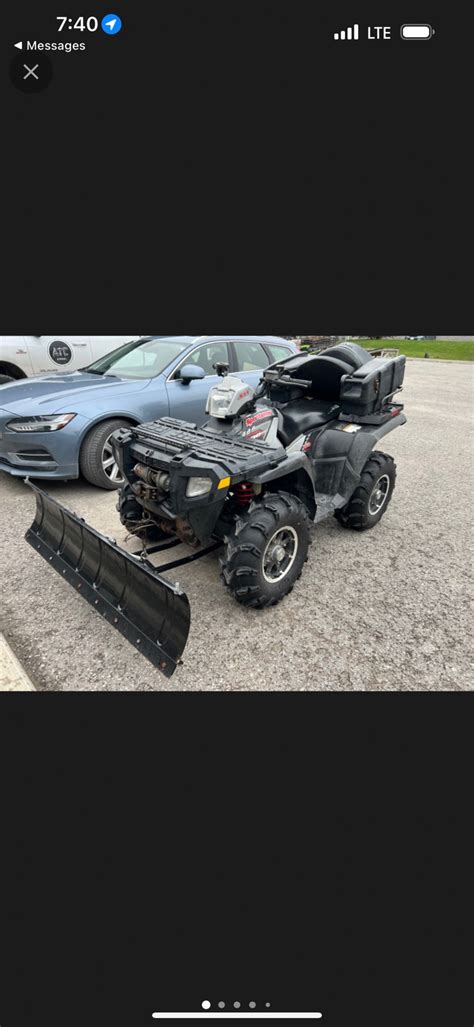 2005 Polaris Sportsman 800 W Plow Atvs Sudbury Kijiji