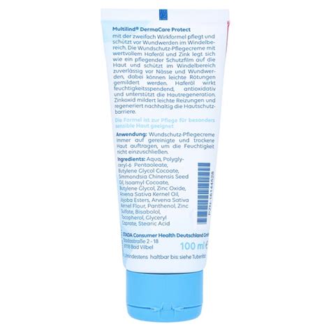 Multilind Dermacare Protect Wundschutz Pflegecreme 100 Ml 100 Ml