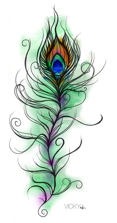 Feather Clip Art Peacock Feather Tattoo Feather Vecto