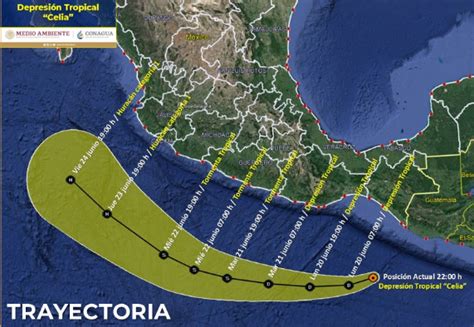 Depresión tropical Celia provocará lluvias fuertes en Oaxaca