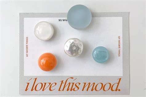 데미무드 엘르버튼 마그넷 5p Set 마그네틱 냉장고자석 위시버킷
