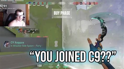 C9 Xeppas Reaction To Zellsis Joining Cloud 9 Youtube