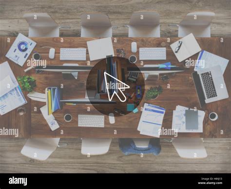 Pointer Selection Cursor Access Connection Networking Concept Stock