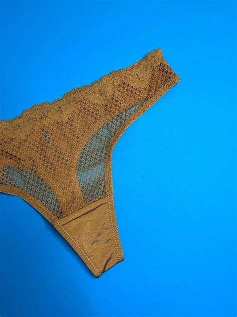 Duet By Timpa Lace Thong With Keyhole Back Caramel Azaleas