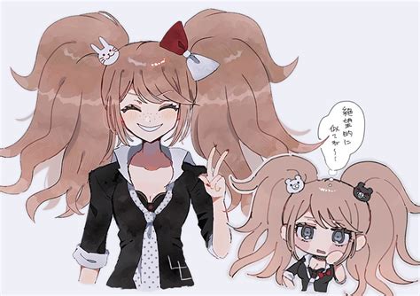 Enoshima Junko And Ikusaba Mukuro Danganronpa And More Drawn By Mikomi M X Danbooru