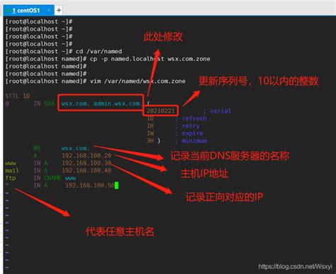 linux dns域名正向解析具体配置！ 在配饰dns时正向解析时需要创建 csdn博客