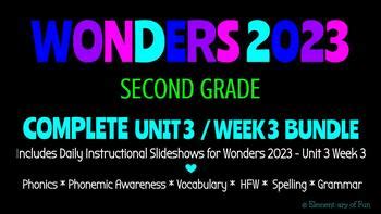 Wonders 2023 Unit 3 Week 3 Daily Slideshows By Element Ary Of Fun