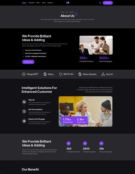 aizan artificial neural network ai html template site templates