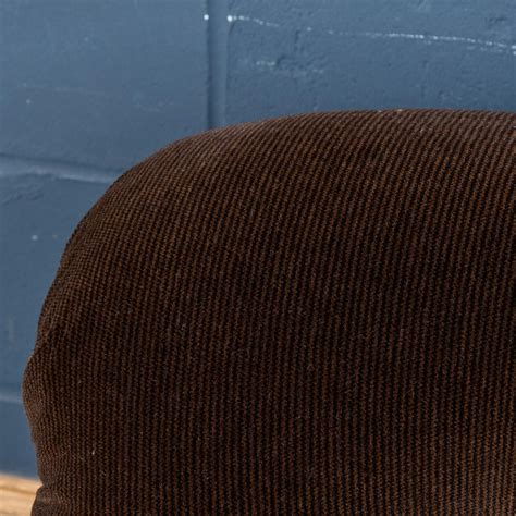 A 20th Century Soriana Armchair In Brown Fabric By Tobia Scarpa For