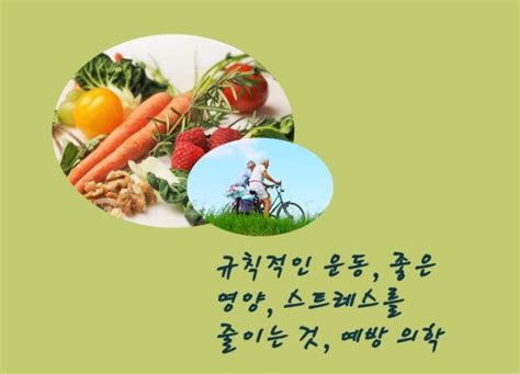 규칙적인 운동 좋은 영양 스트레스를 줄이는 것 예방 의학 건강에 대한 무관심 건강을 유지하는 3대 필수요소 네이버 블로그