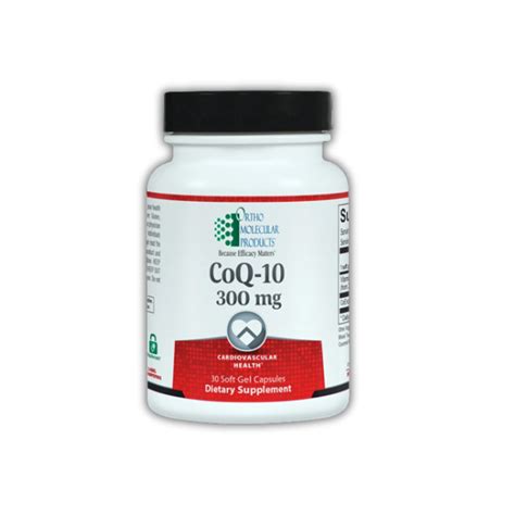 Coq 10 300 Mg Softgels By Ortho Molecular Products Revive Nutrients
