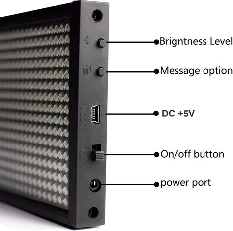 Leadleds P5 Wi Fi Scrolling LED Sign Message Board For Business Working With Smartphone And