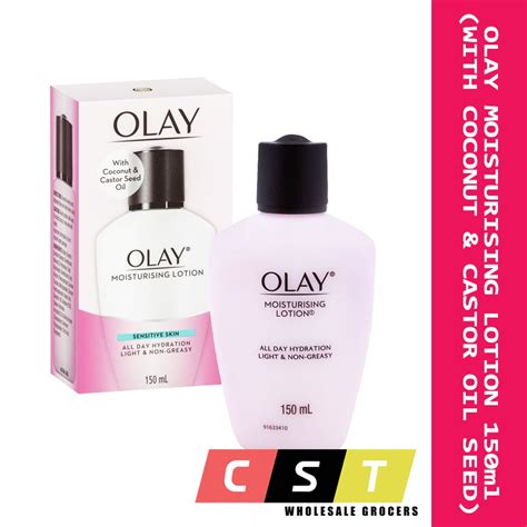 Olay Moisturising Lotion 150ml With Coconut And Castor Seed Oil