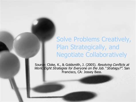 Solving Problems Creatively