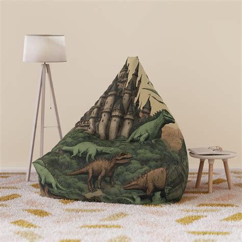 Dinosaur Bean Bag Chair Cover Dinosaur Decor Dinosaur Room Etsy