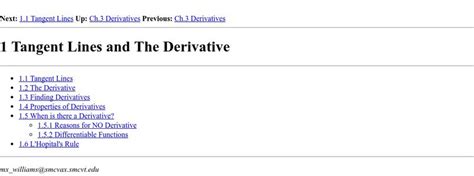 Npac Reu Program Tangent Lines And The Derivative Handout For 9th 10th Grade Lesson Planet