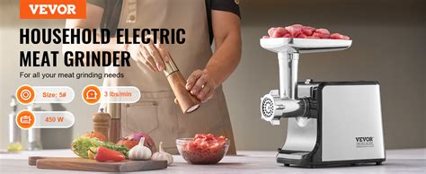 Vevor Meat Grinder 3 Lbsmin Capacity Electric Meat