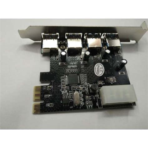 Promo Pci Express Usb 3 0 4 Port Card Pcie Pci E Express Usb 3 0 4
