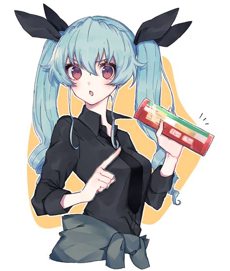 Safebooru 1girl Absurdres Anchovy Girls Und Panzer Anzio Military