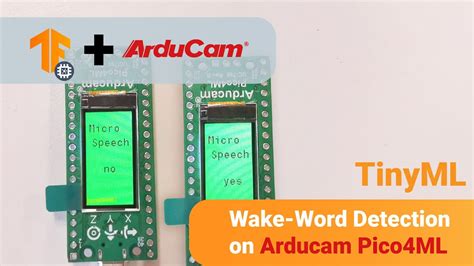 Tinyml Wake Word Detection W Arducam Pico4ml Trailer Youtube