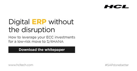 Hcltech Sap Practice On Linkedin S4hana S4hanacloud Sapbyhcl Digitalacceleration
