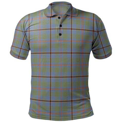 Snodgrass Weathered Clan Badge Tartan Polo Shirt