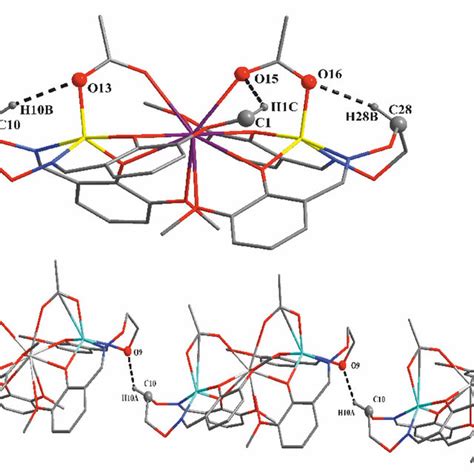View Of The Intra Molecular A And Inter Molecular B Hydrogen Bonds