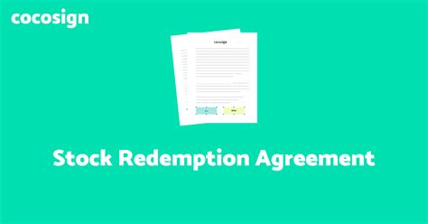 Stock Redemption Agreement Template Free Sample Cocosign