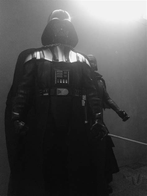 Darth Vader Darth Vader Posando Con Kylo Ren